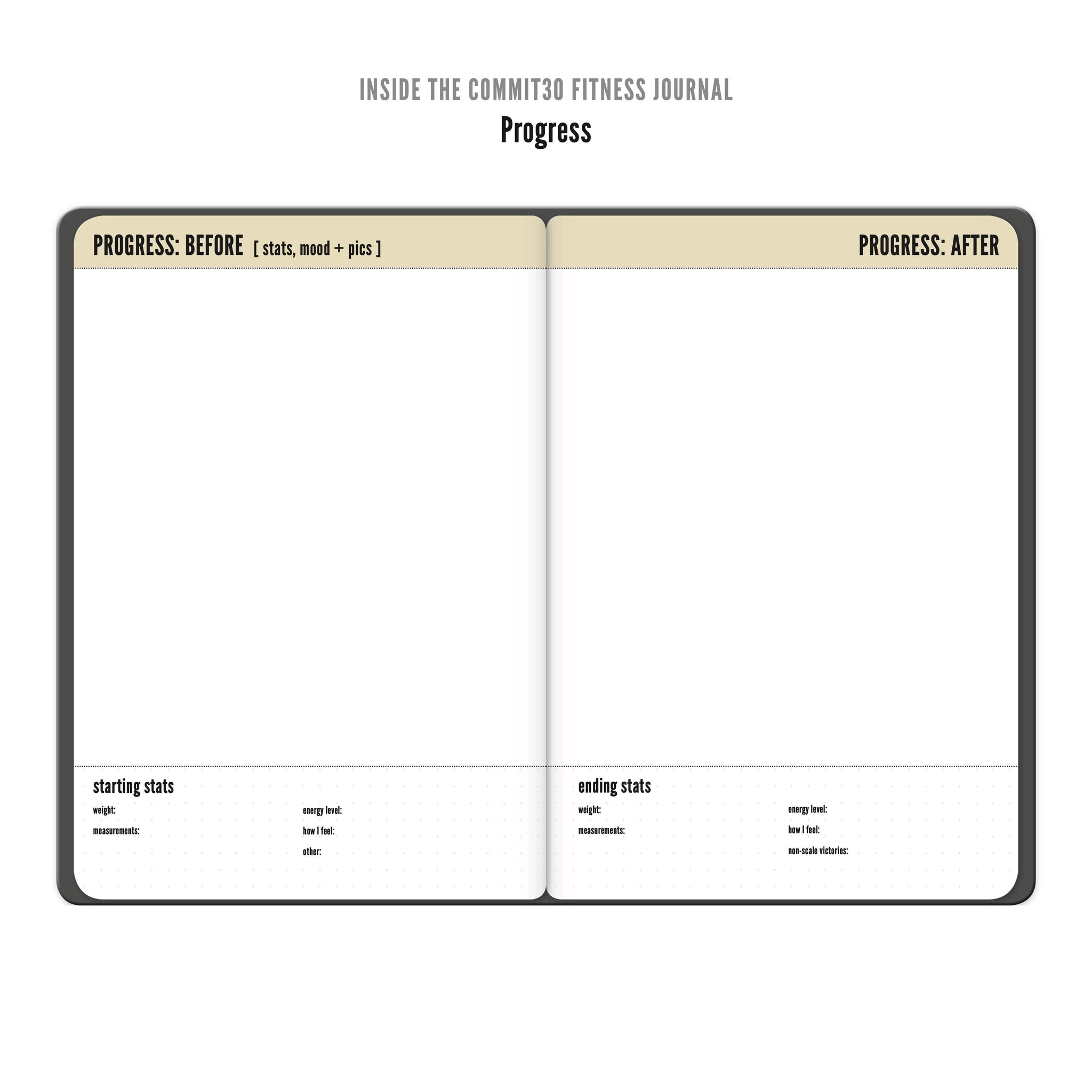 Health & Fitness Journal, Crush Your Fitness Goals Today! | Commit30