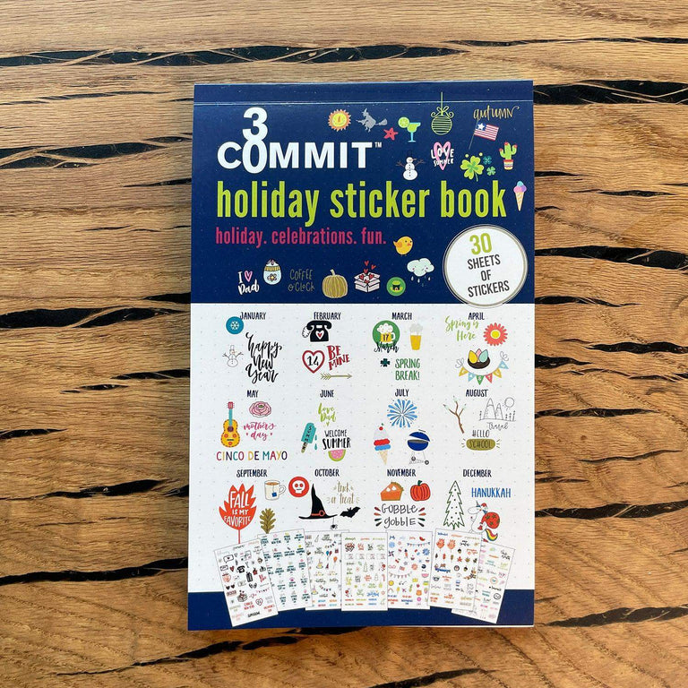 30 Day Challenge Sticker Book – Commit30