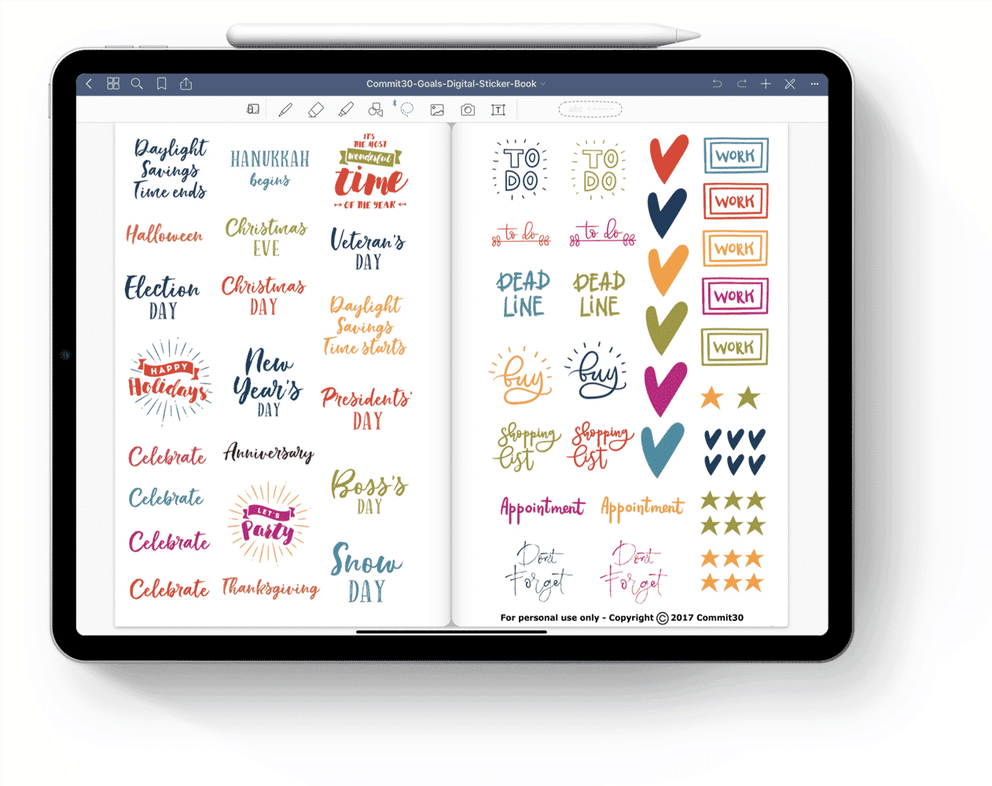 Digital Home + Life Bundle (PDF) – Commit30
